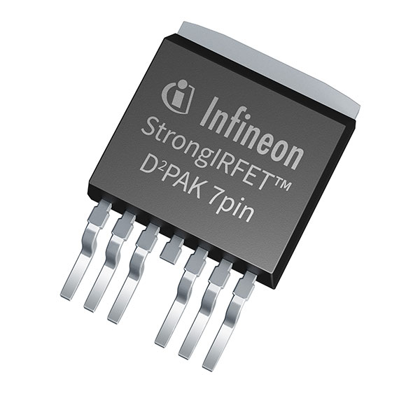 인피니언, 배터리 구동용 D2PAK 7pin+ 패키지 StrongIRFET MOSFET 출시-아이씨엔매거진
