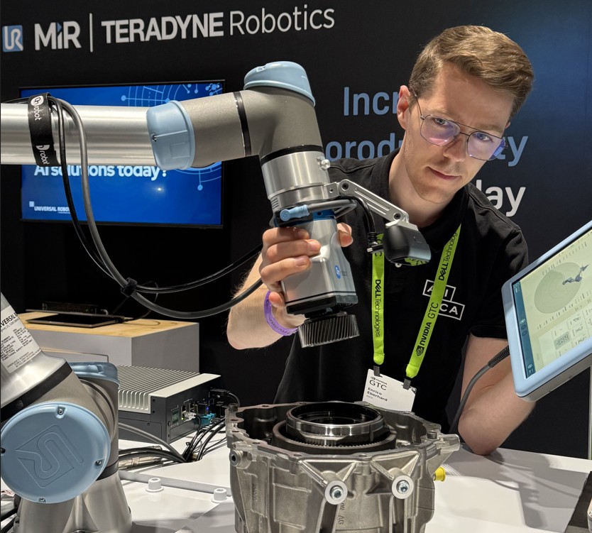 테라다인 로보틱스, 엔비디아 GTC 2025에서 AI 기반 협동로봇 및 UR AI 엑셀러레이터 공개-아이씨엔매거진